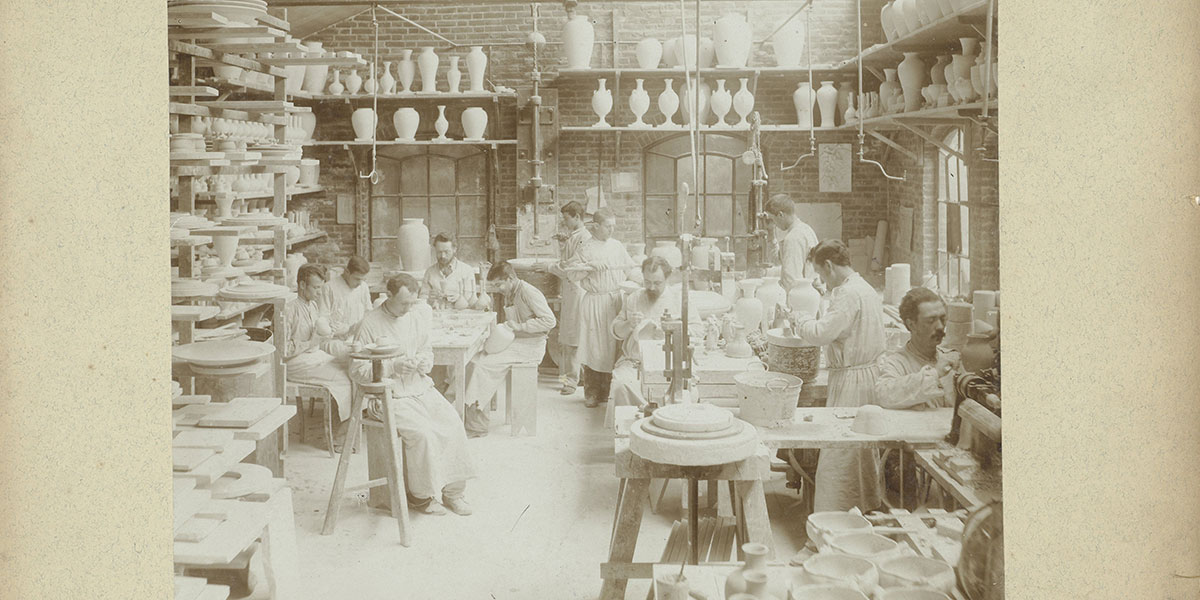 Rozenburg Pottery from Den Haag in Holland - Dutch Art Nouveau Pottery